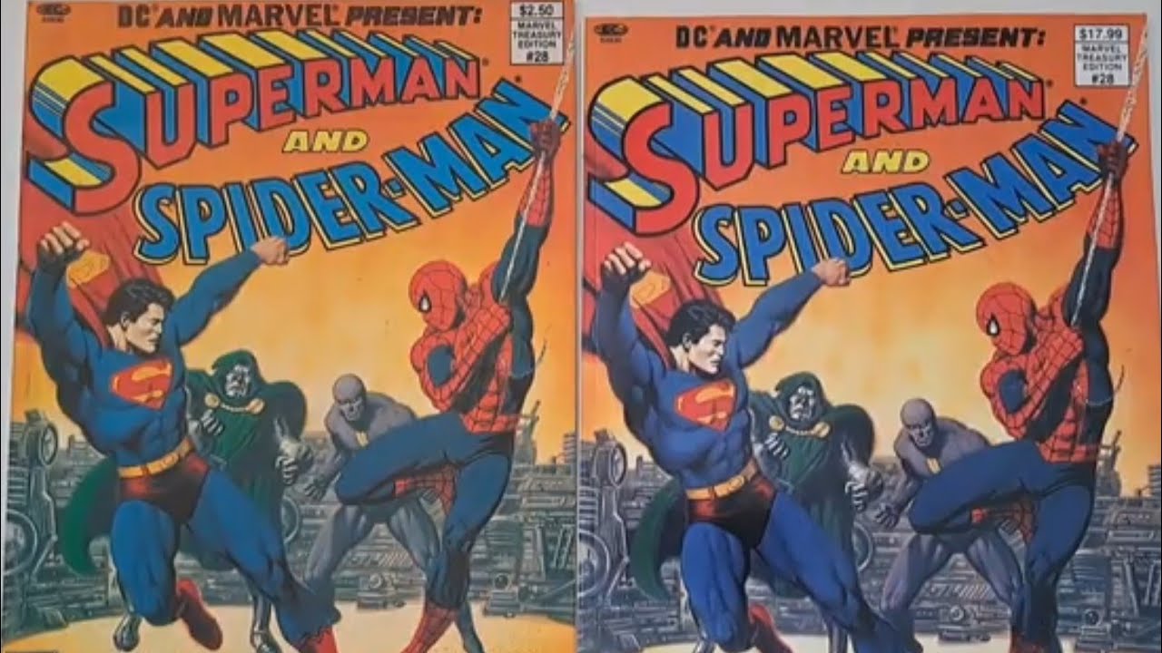 SUPERMAN AND SPIDER-MAN Facsimile vs. Original (1981 & 2026)