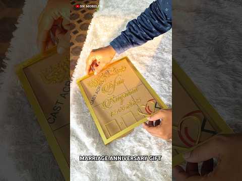 😍 Making Marriage Anniversary Gift 🎁 #wedding #anniversary #gift #shorts