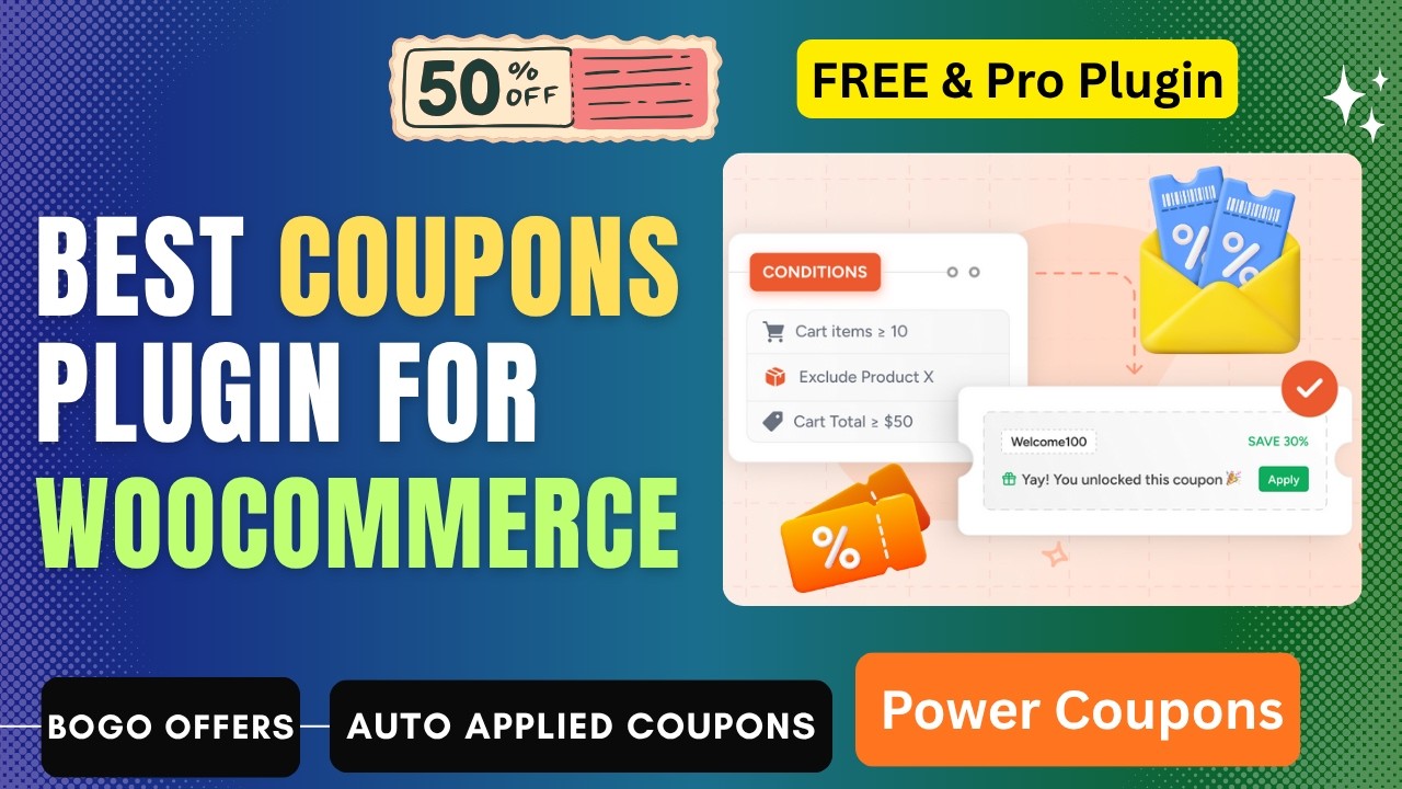 Best Coupon Plugin for WooCommerce in 2026 | Power Coupons | Free & Pro