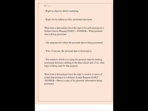 CIPP E EXAM PRACTICE EXAM AND STUDY GUIDE NEWEST 2025 ACTUAL EXAM 300 QUESTIONS AND CORRECT DETAILED