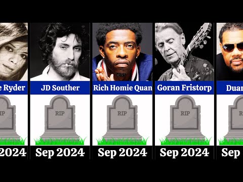 Famous Musician or Singers Who Died in September 2024
