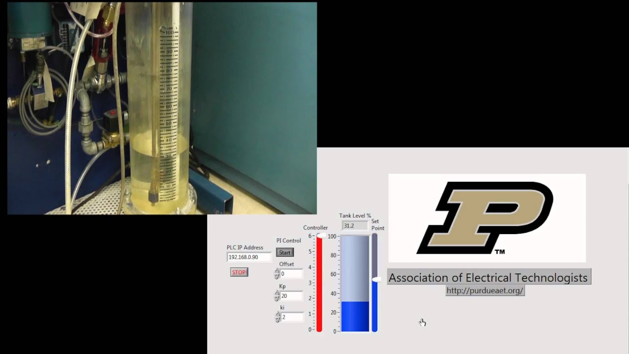 LabVIEW PI Level Controller