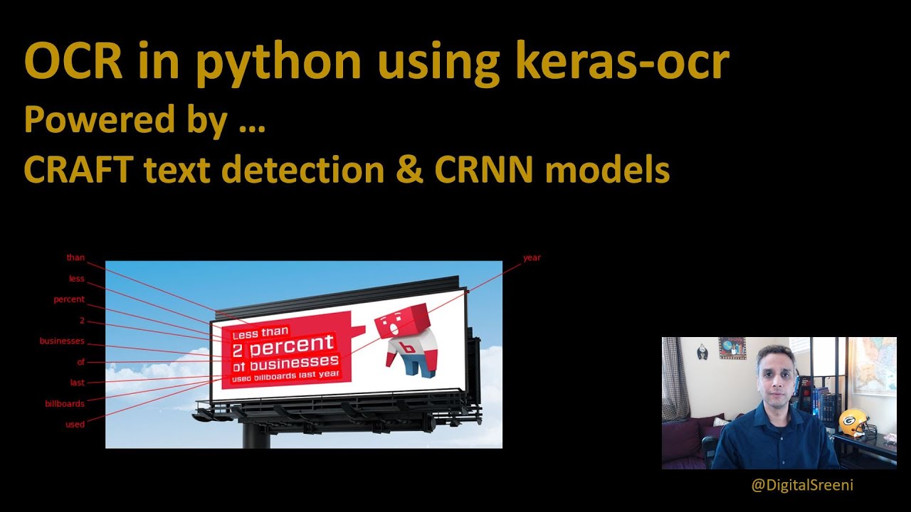 183 - OCR in python using keras-ocr