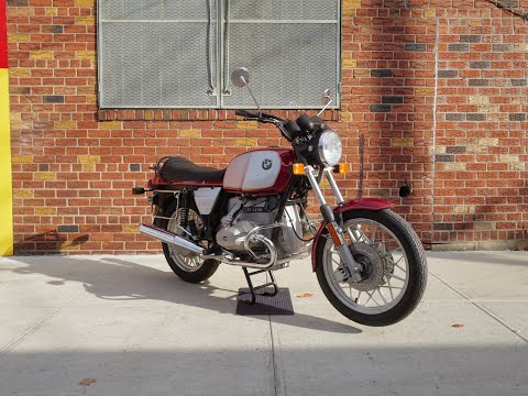 1979 BMW R100T 3KM (1 mile) from new Operational video