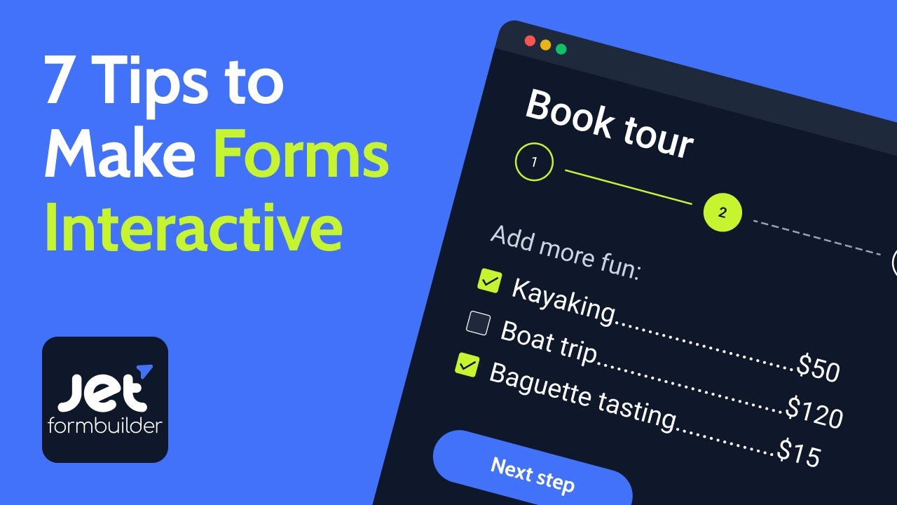 7 Tips to Create Interactive Forms in WordPress with JetFormBuilder