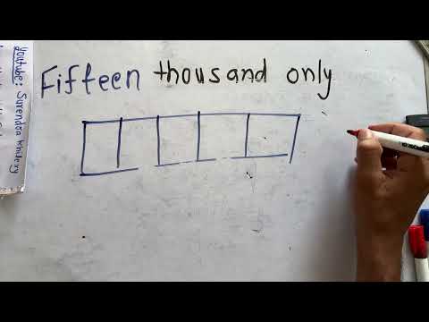 Fifteen thousand only | 15000 Spelling hindi english | Hindi