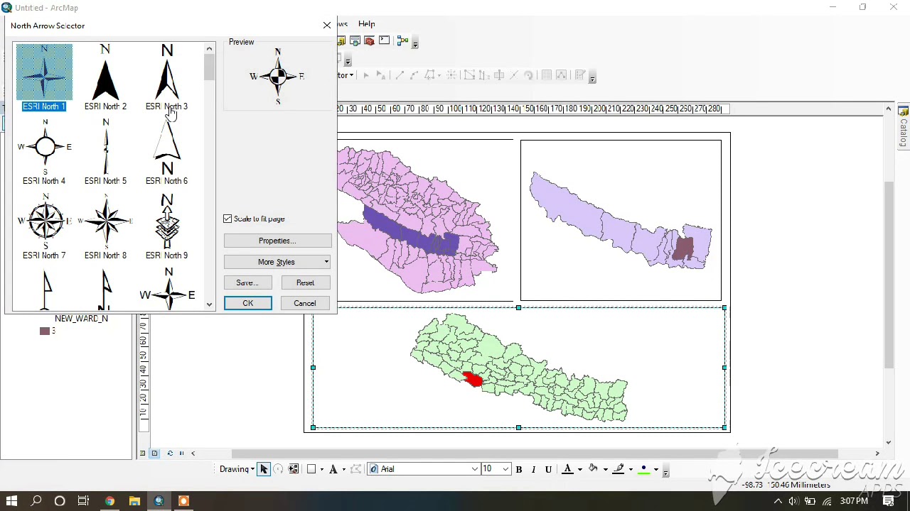 Study Area Mapping. ArcMap tutorial. Basic GIS.