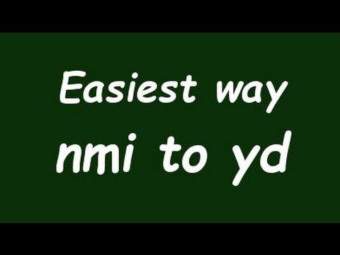 Convert Nautical Mile to Yard (nmi to yd) - Formula, Example, Solution