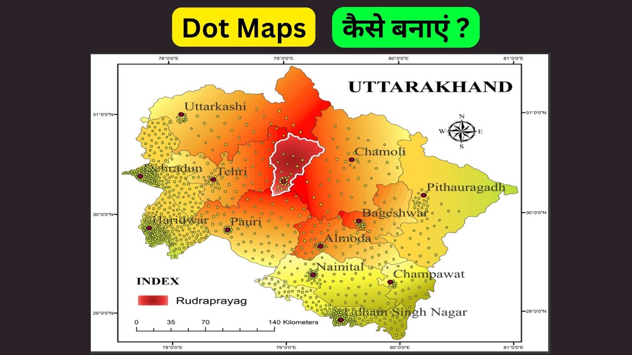 Dot Maps Step-by-Step Guide : Spatial Analysis 101 | Dot method geography practical | GEO abc |