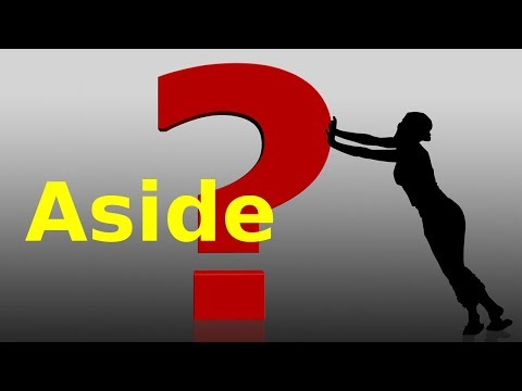 Aside meaning in Urdu | ASIDE in Hindi | English phrases translate into Urdu