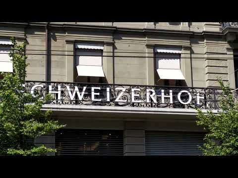 Zürich main station to Bahnhofstrasse, Hotel Schweizerhof, Starbucks, Händydoctor.ch,