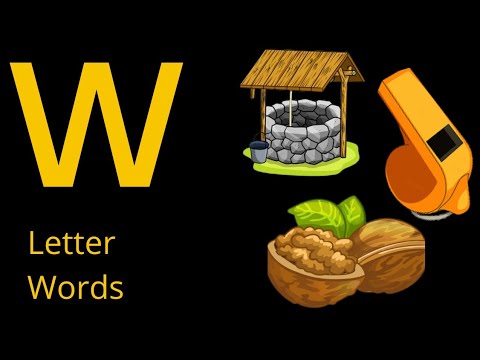 Part(23) 10 Words Starting with letter W | Letter W words | Words that starts with W