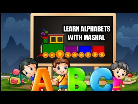 Learn alphabets A to Z with Mashal