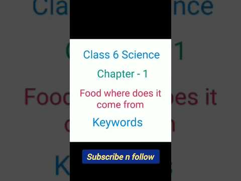 food where does it come from keywords definition. #science #facts #biology #food #keywords