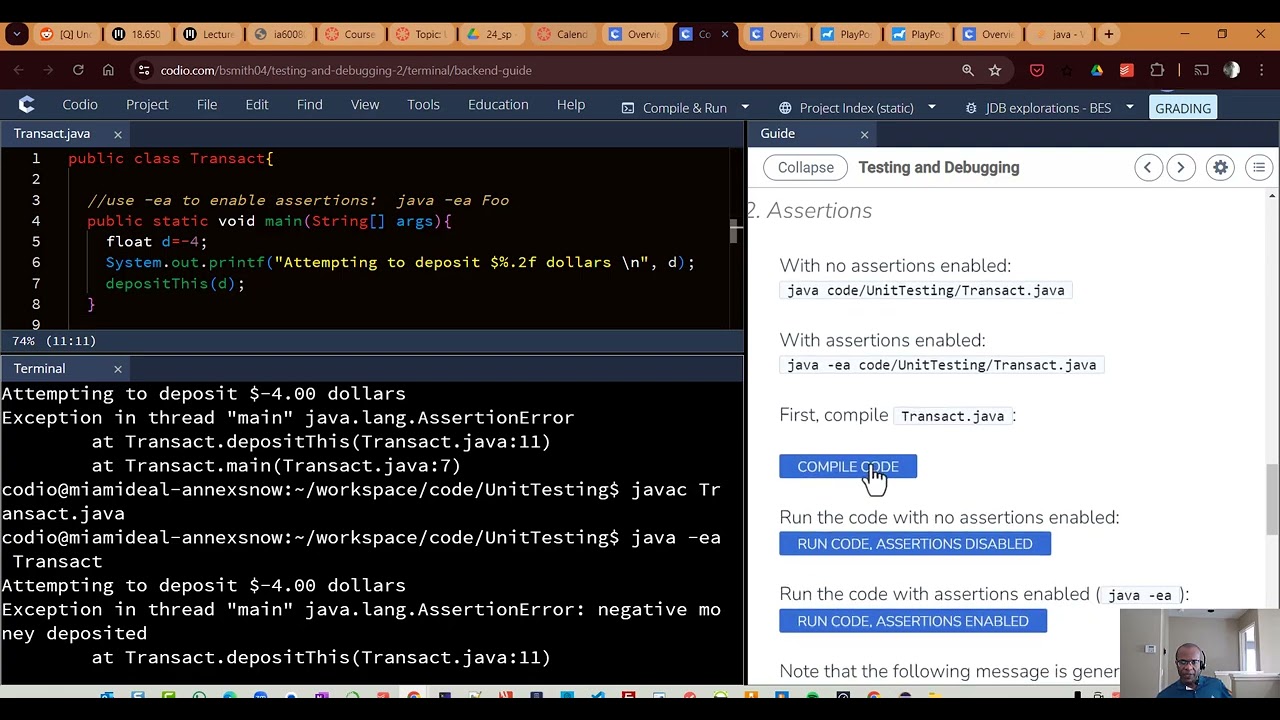 Java Assertions - The Basics