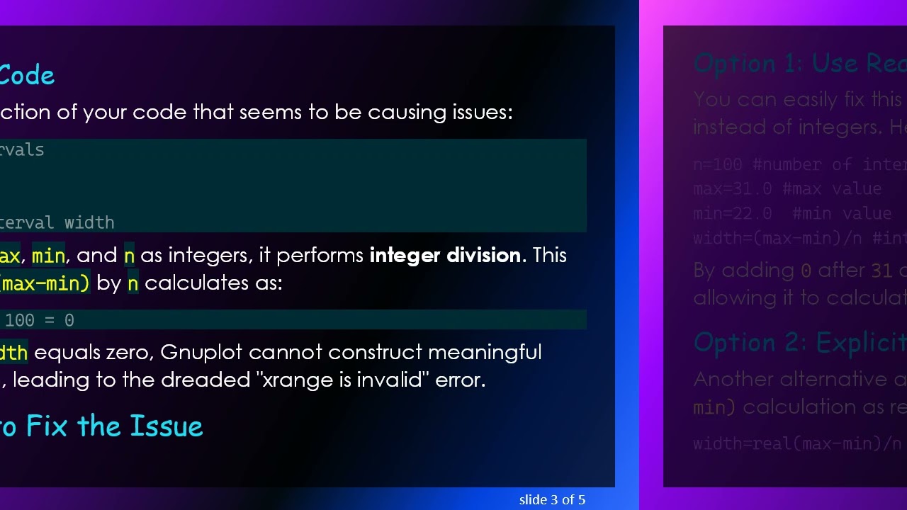 Fixing the xrange is invalid Error in Gnuplot Histogram Plotting