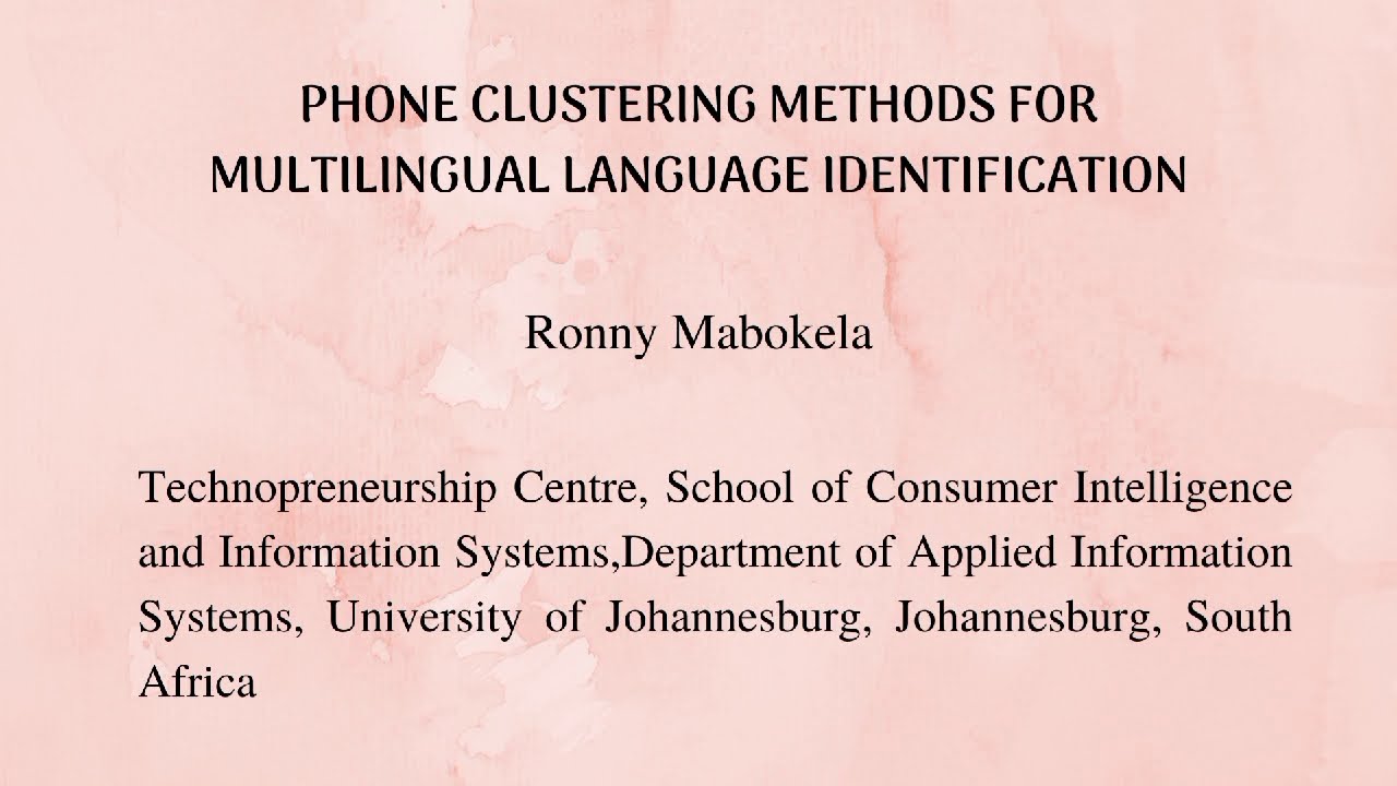 Phone Clustering Methods for Multilingual Language Identification