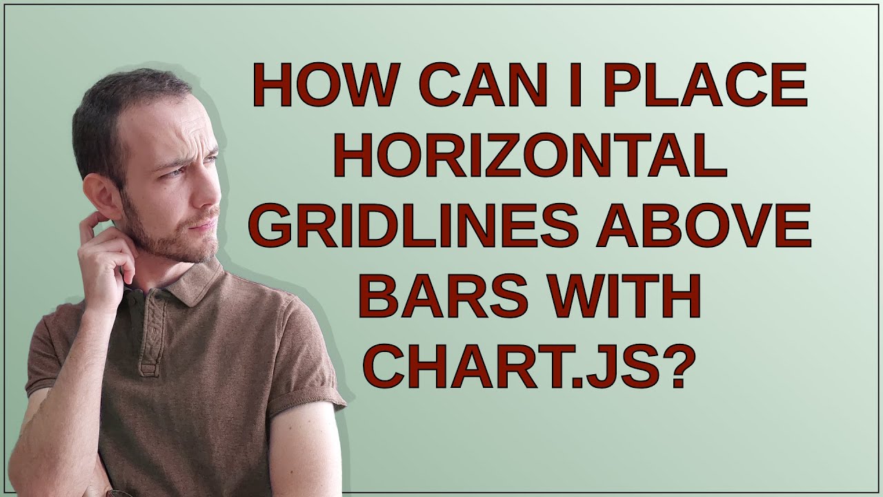 How can I place horizontal gridlines above bars with Chart.js?