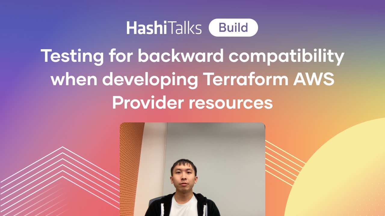 Testing for backward compatibility when developing Terraform AWS Provider resources