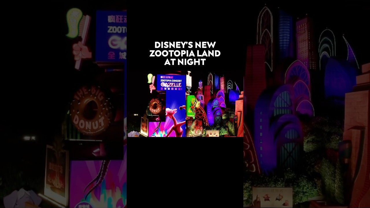 MyDisneyFix | Disney’s Zootopia Land at Night #disney | DFBGuide