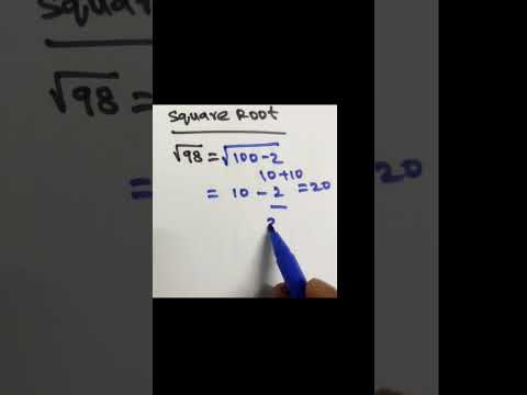 Best tricks (square root of 97) #squareroot #maths #tricks #trick #education