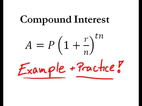 Compound Interest - Easy Example + Practice