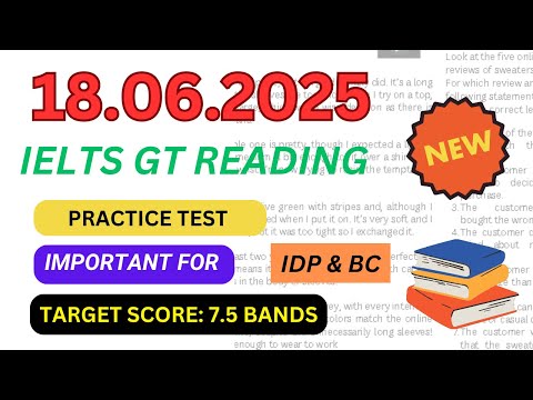 IELTS general training reading practice test 2025 with answers