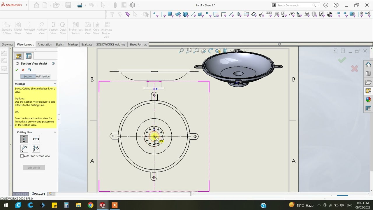 Solidworks tutorial for beginners Exercise 24