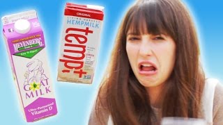 These People Tried Weird Milk For The First Time