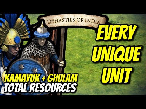 KAMAYUK + GHULAM vs EVERY UNIQUE UNIT (Total Resources) | AoE II: DE