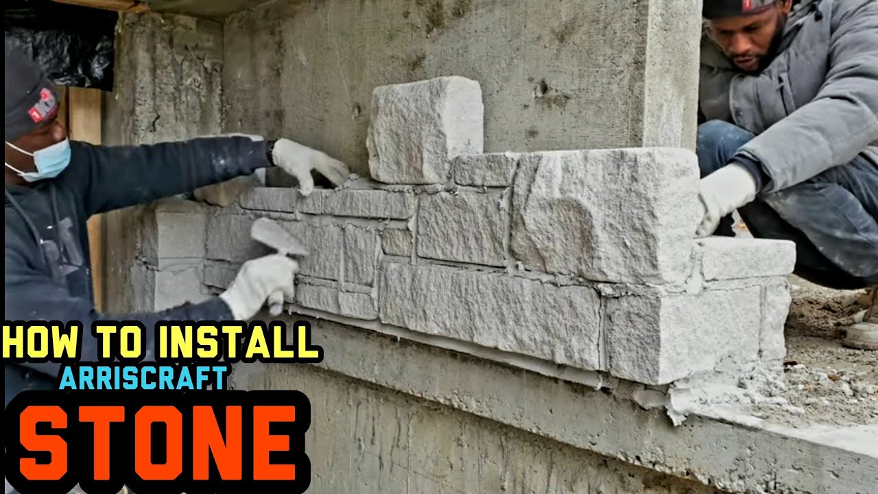 Arriscraft Stone Installation, Learn How To Install This Stone