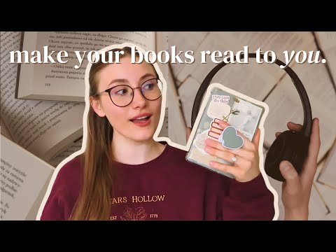 how to turn any ebook into an AUDIOBOOK 🎧📖 ** kindle or iphone!! **