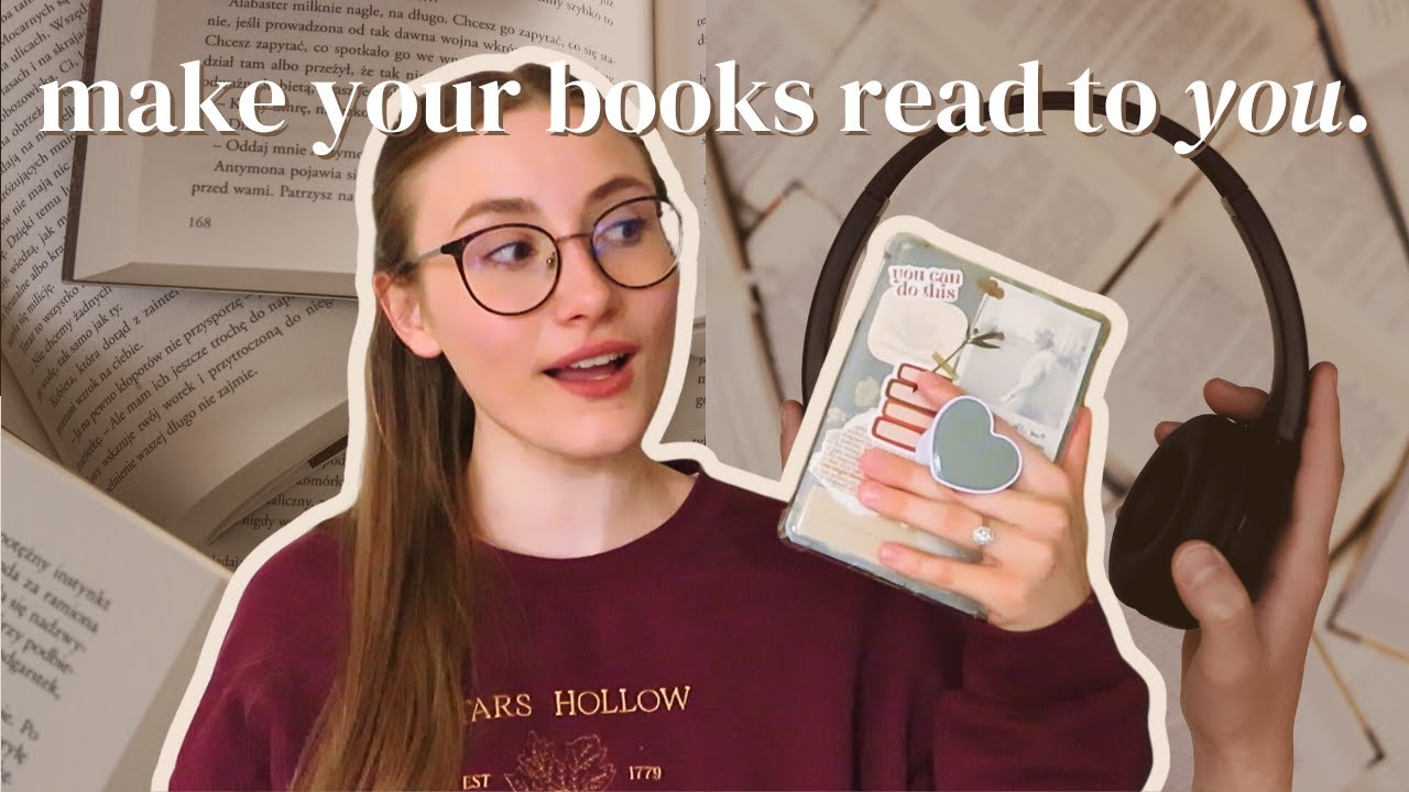 how to turn any ebook into an AUDIOBOOK 🎧📖 ** kindle or iphone!! **