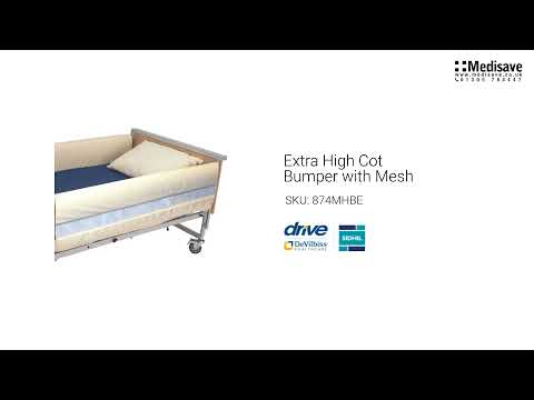 Extra High Cot Bumper with Mesh 874MHBE