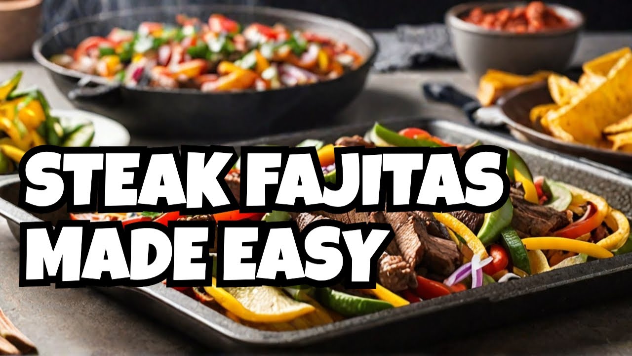 Sheet Pan Steak Fajitas 🌶️ | Easy One-Pan Dinner in Under 30 Minutes (Low-Carb Option!)