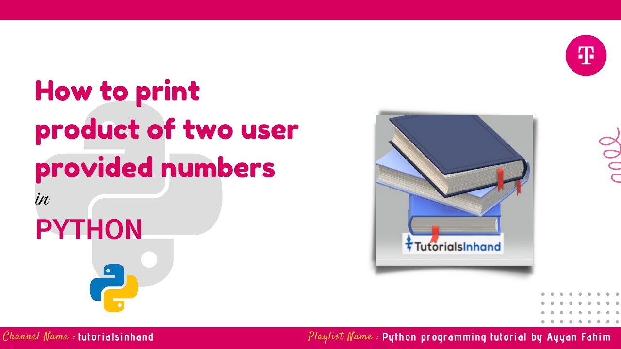 python program to multiply two numbers with user input #viral #pythontutorial