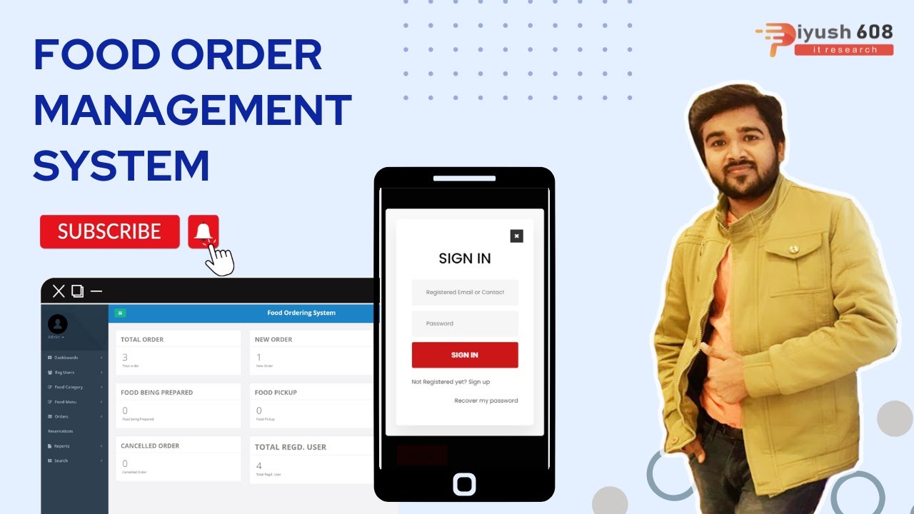 Free Download Food Ordering Management system with Source Code