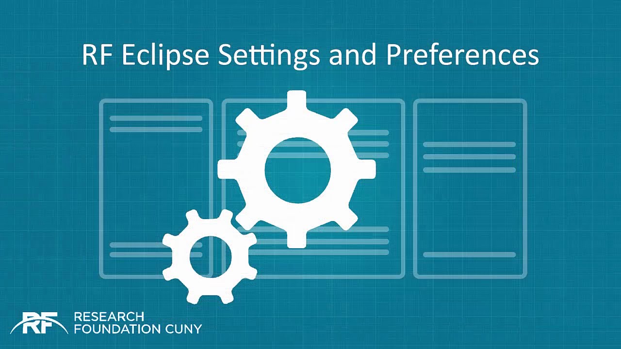 RF Eclipse Settings and Preferences