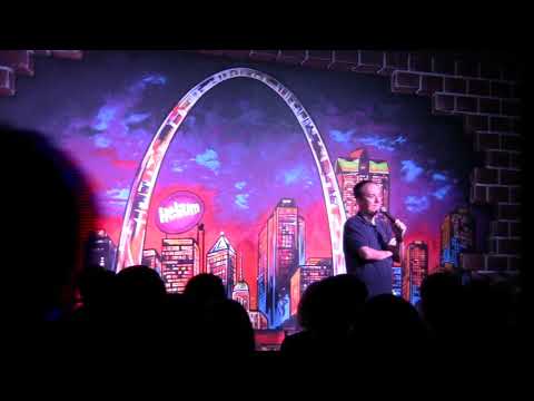 Comedian Brian Bates at Helium Comedy Club in St. Louis.