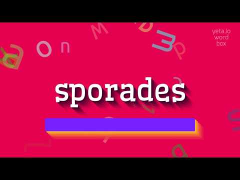 How to say "sporades"! (High Quality Voices)