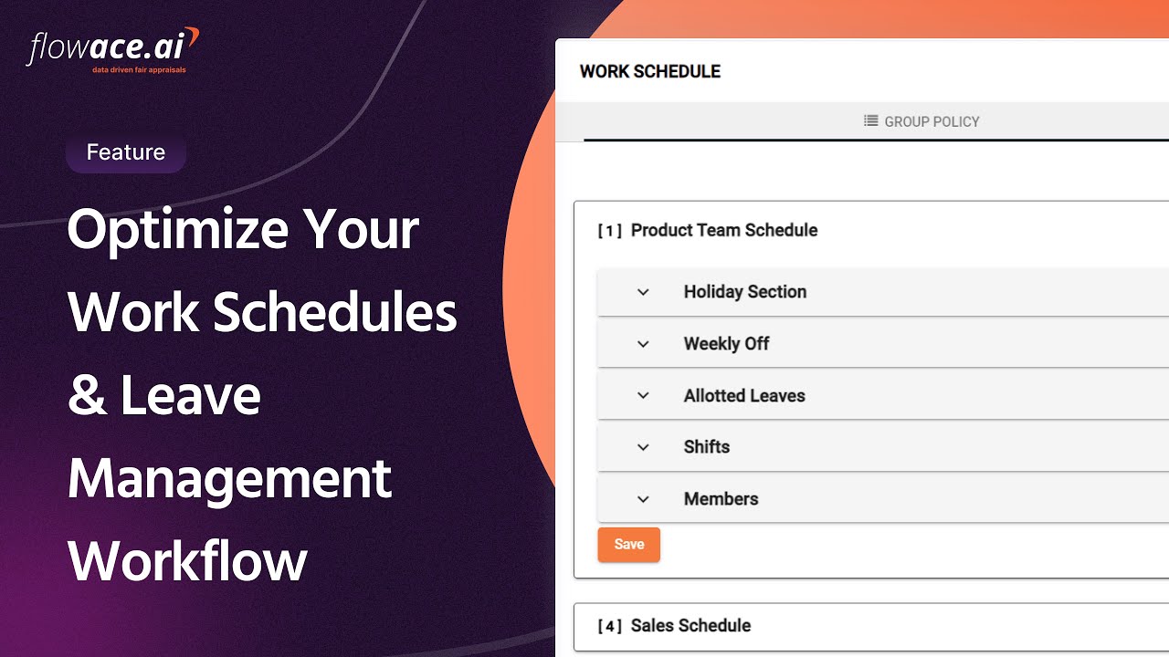 Work Schedules and Leave Management | Flowace.ai