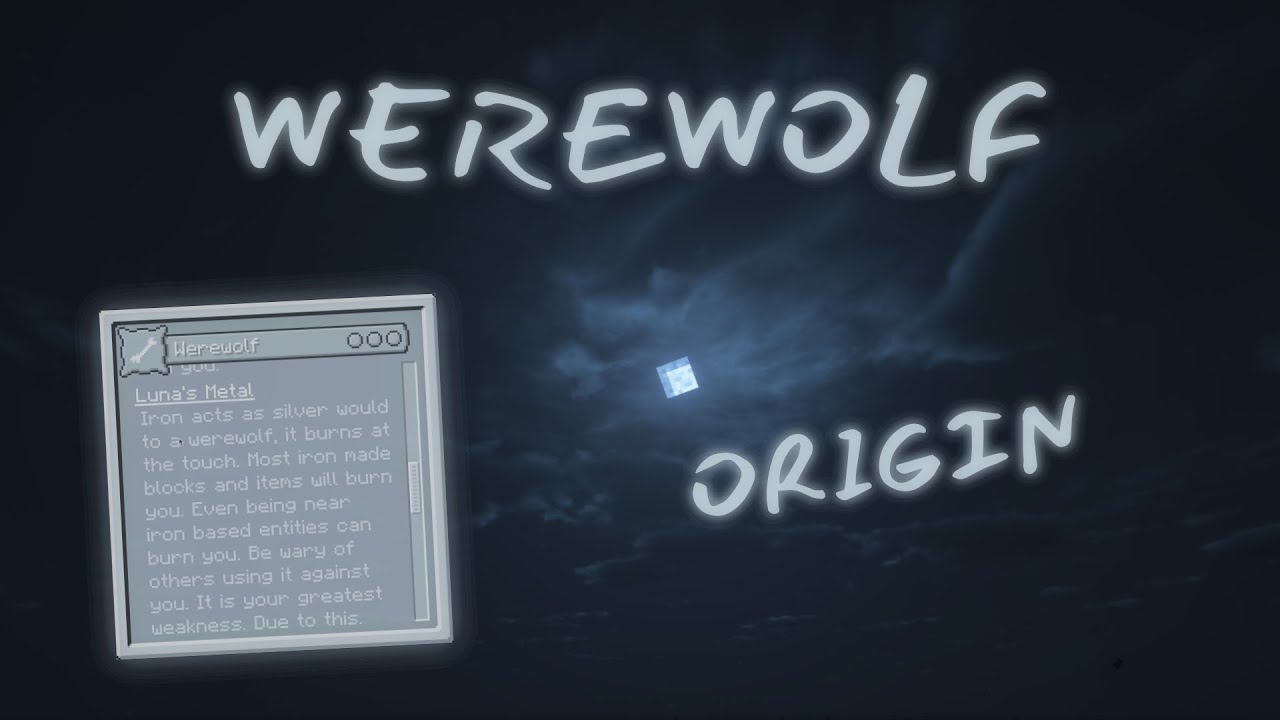 The Werewolf - Minecraft Custom Origins