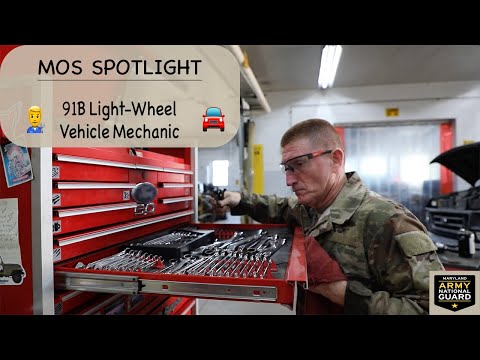 MOS Spotlight: Light-Wheel Vehicle Mechanic (91B)