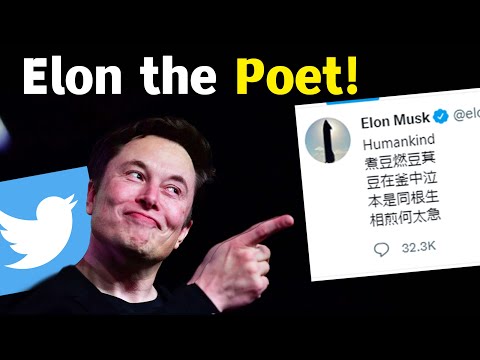 ELON MUSK Chinese Poem Tweet Meaning and History - 煮豆燃豆萁  (Zhu Dou Ran Dou Qi) | Learn Chinese 2021