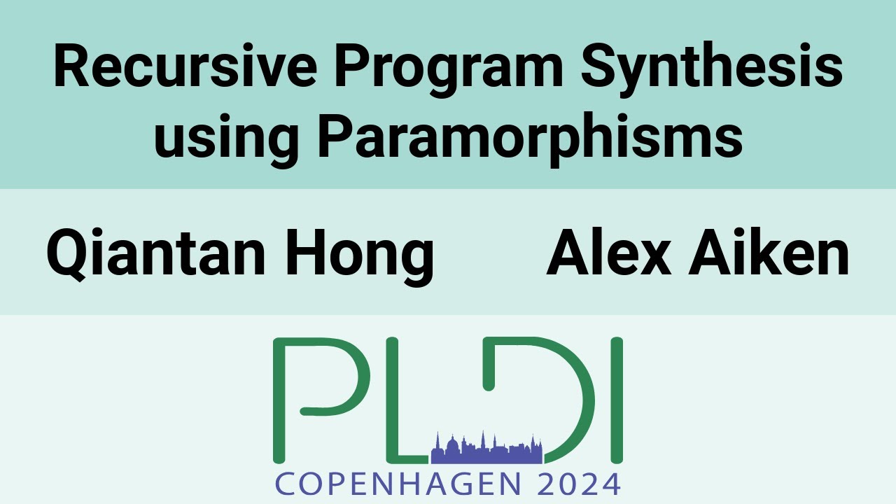 [PLDI24] Recursive Program Synthesis using Paramorphisms