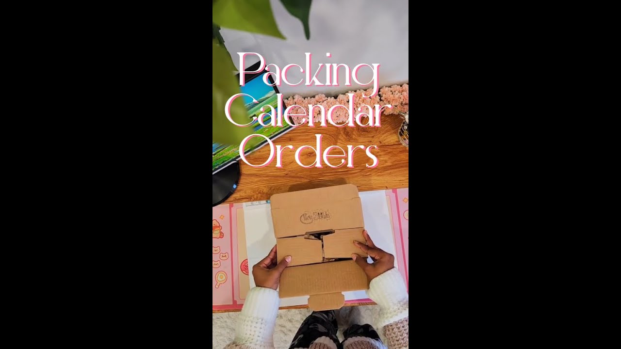 Packing a Desk Calendar Order 💌 So Grateful 🥹✨