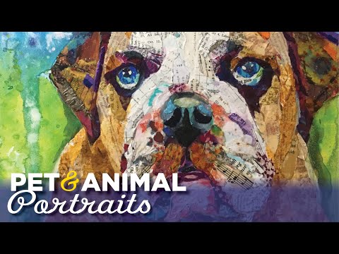 Pet and Animal Portraits Collage Online Workshop