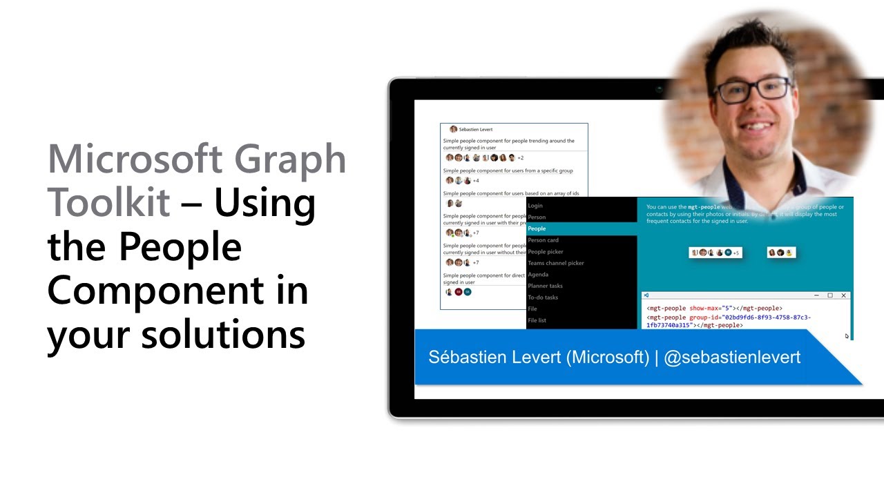 Microsoft Graph Toolkit – Using the People Component in your solutions