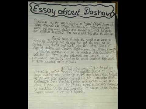 short essay on dashain#dashain