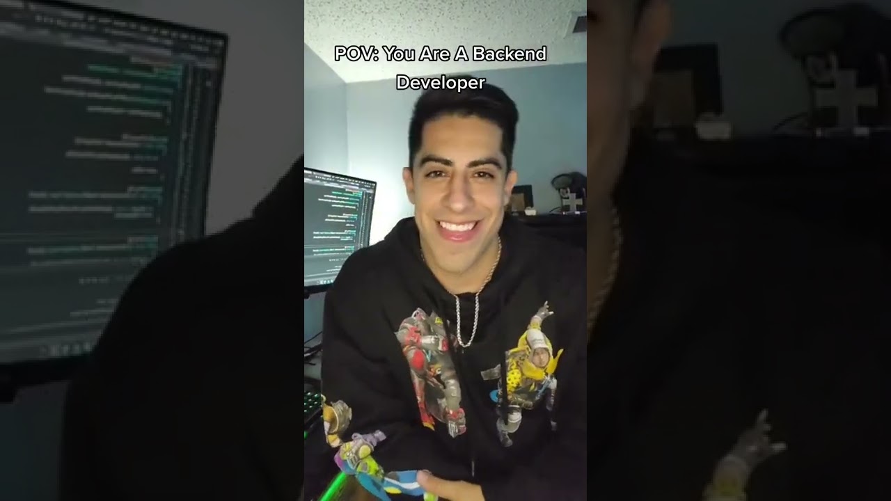 When You Are A Backend Developer...